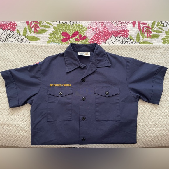 Shirts & Tops | Boys Cub Scout Uniform Top In Blue | Poshmark